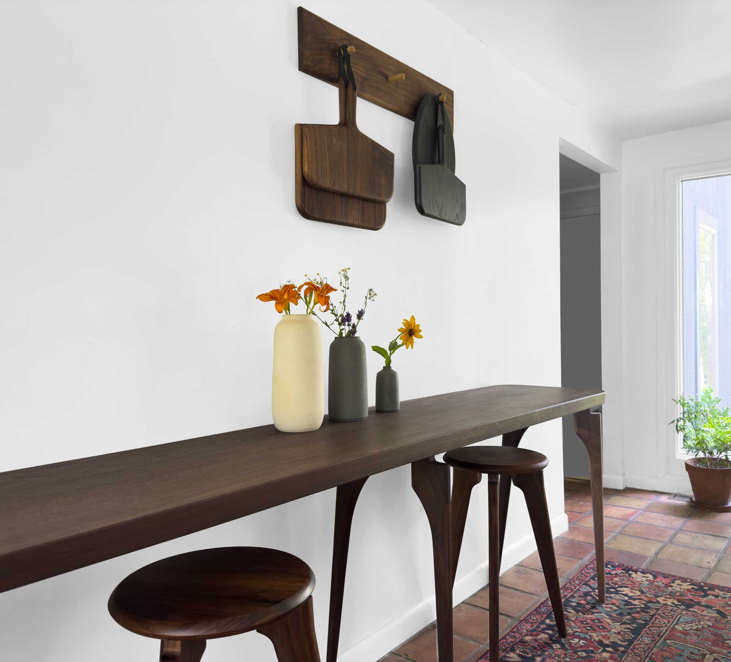 Exquisite Hardwood Console Table – KHEM Studios