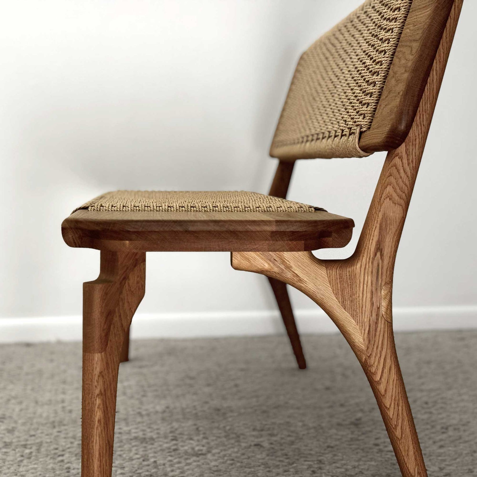 KHEM Natural Corded Bench with Back – KHEM Studios