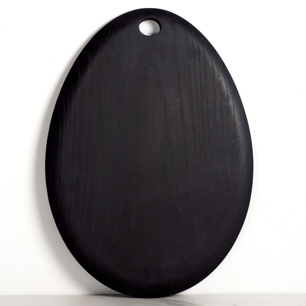 Ebonized Ash Small Egg Serving Board – KHEM Studios